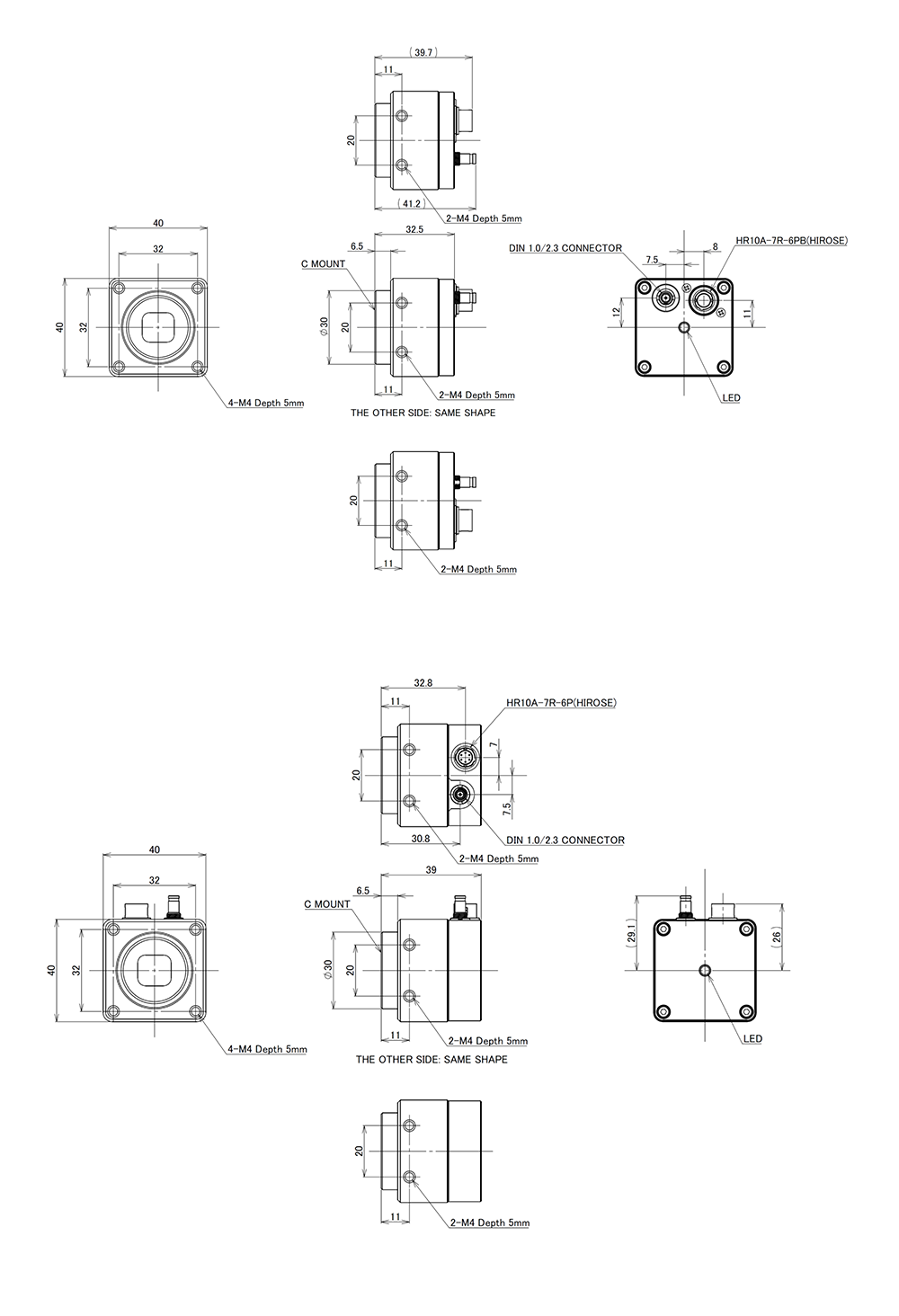 BC-SM/C16M6X4-CoaXPress 系列-60MM CXP 4LANE系列-高速面阵相机-产品中心-博视像元
